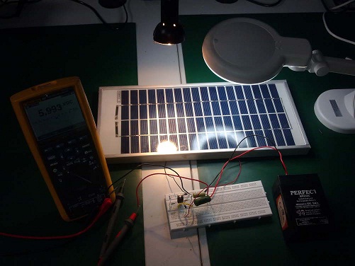 Solar Charger Circuit using IC LM317 | Electronics Project